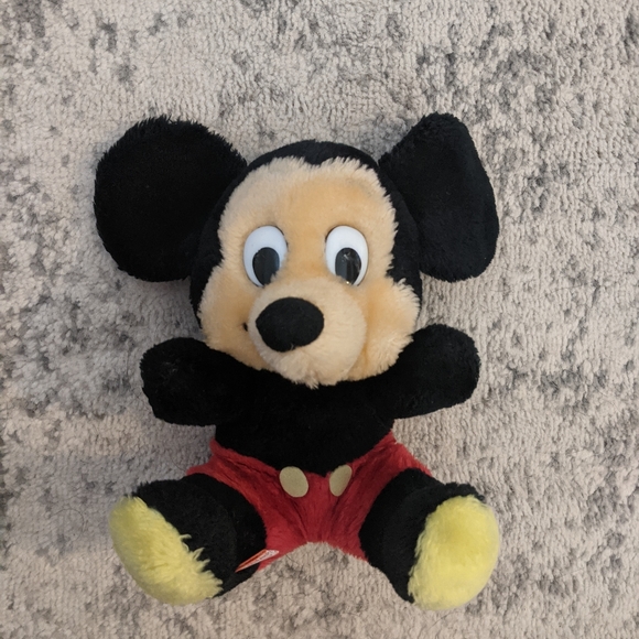 Disney | Toys | Vintage Mickey Mouse Plush | Poshmark